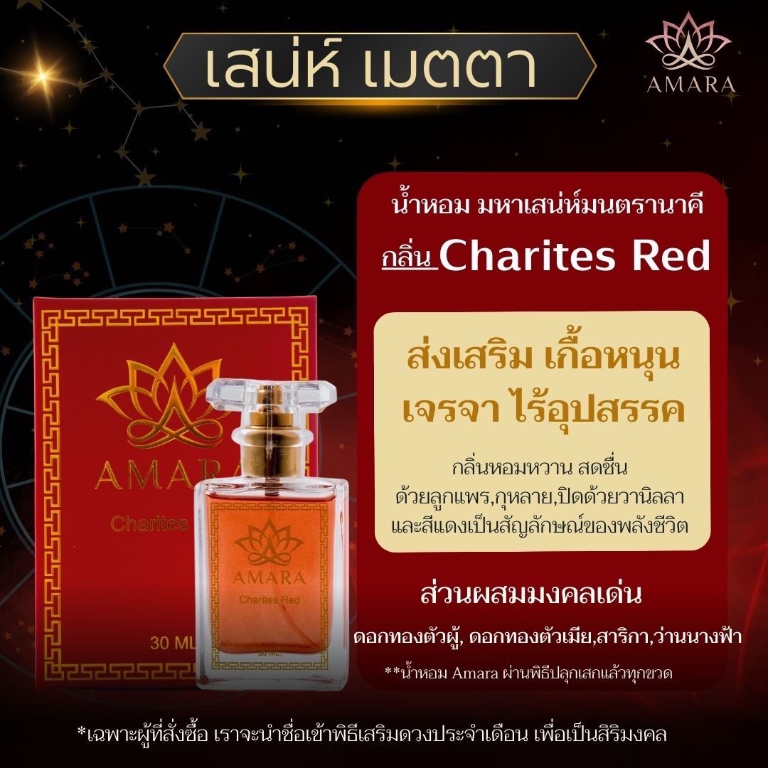มณีแดง เปลี่ยนชีวิต น้ำหอมกลิ่น Charites Red